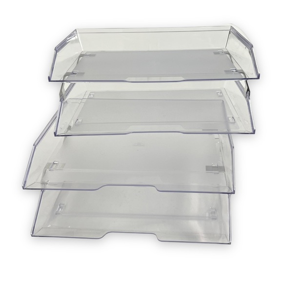 Other | 2 Tier Letter Tray Side Load File Organizers Set Of 2 | Poshmark